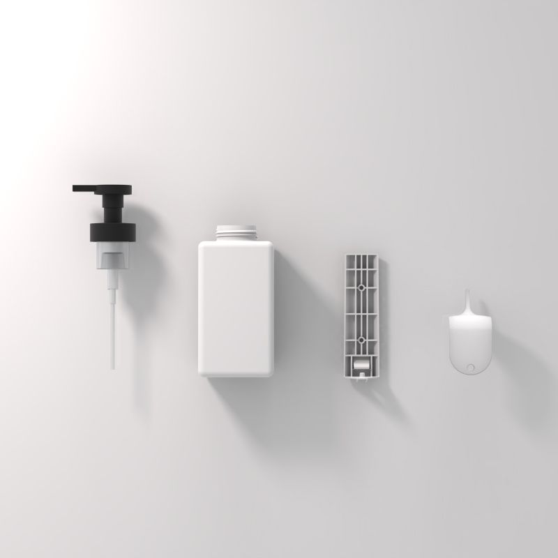 Floating Foam Soap Bottle with Secure Bracket - Foam Soap Dispenser ...