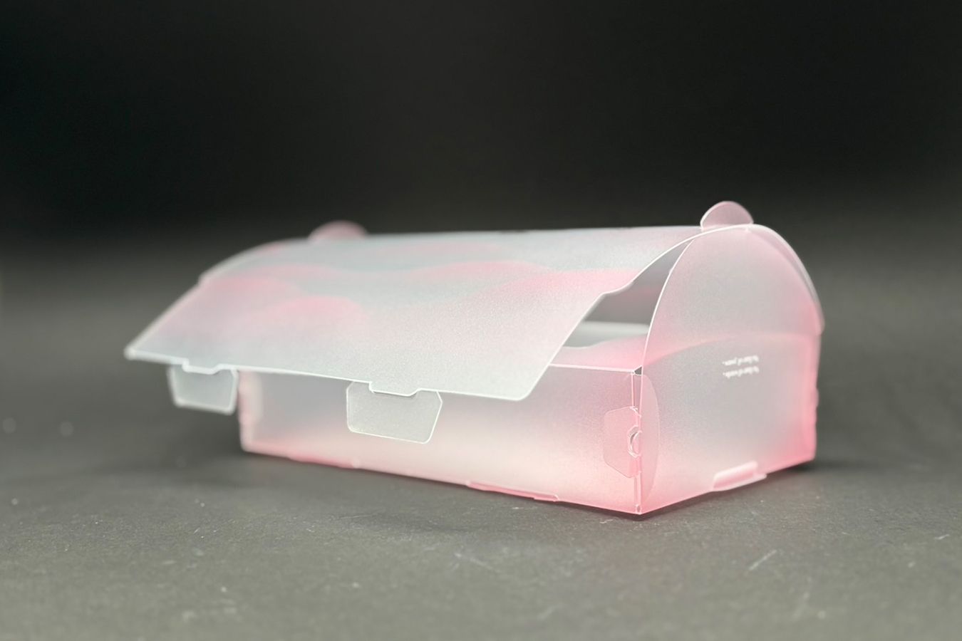 Custom Frosted Semi-Round PP Arc Boxes - Custom Frosted Semi-Round PP ...