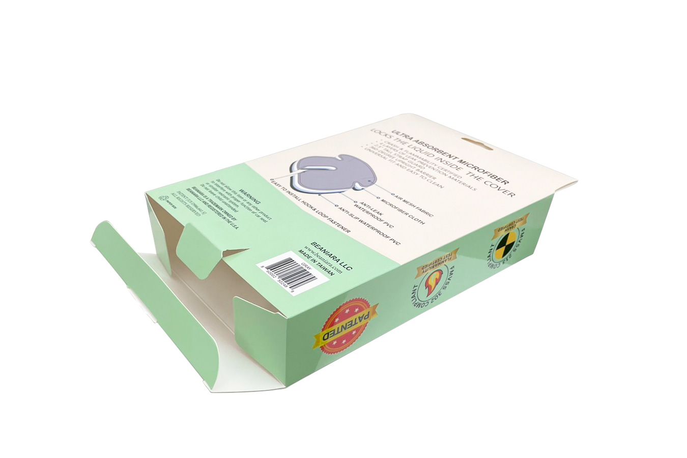 Chair Cover Packaging Box with Hanging Design - Chair Cover Packaging ...