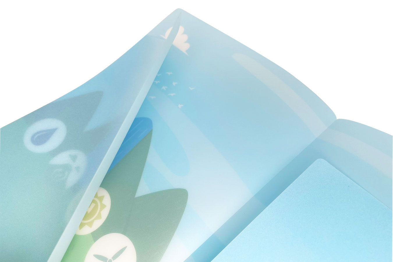 Matte Two-Pocket PP File Folder - Dual-Pocket Matte PP Document Folder ...