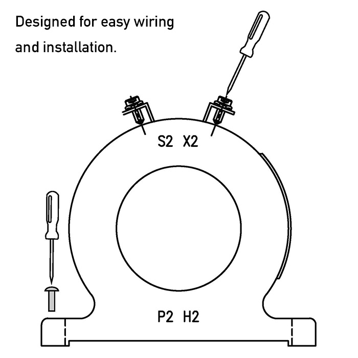ABS-Encased Current Transformer - Low Voltage - Window Type - Indoor ...