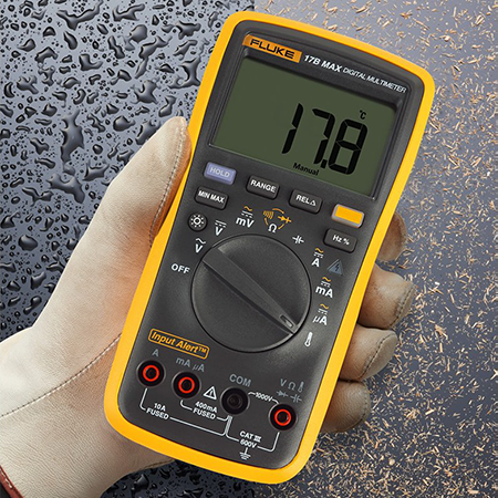 Fluke 17B Max 數位萬用錶 | 台灣高品質Fluke 17B Max 數位萬用錶製造商 | 巧力工業公司