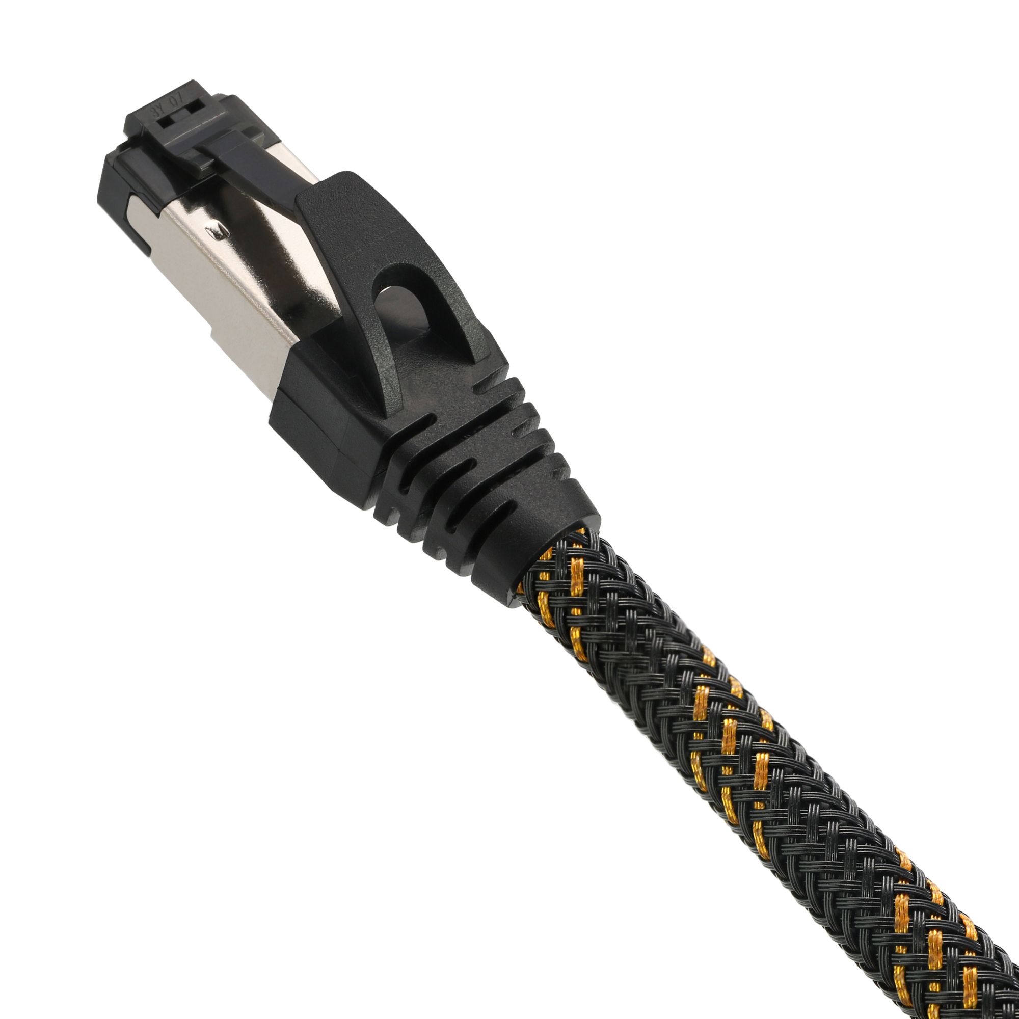 RJ45 SFTP High Speed Cat6A Patch Cable with Braided Jacket | Innovative Modular Plugs for ...