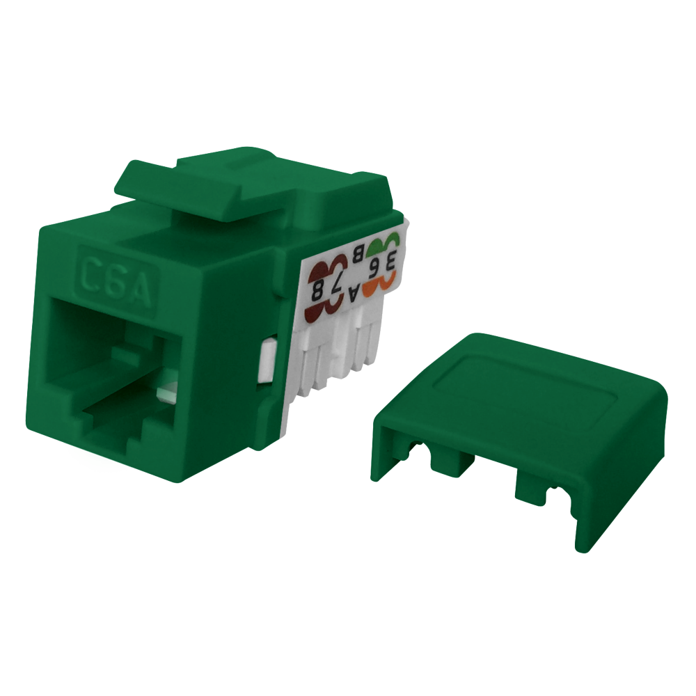 UL and RoHS Compliant Cat6A 110 Punch Down 8P8C Internet Jack ...