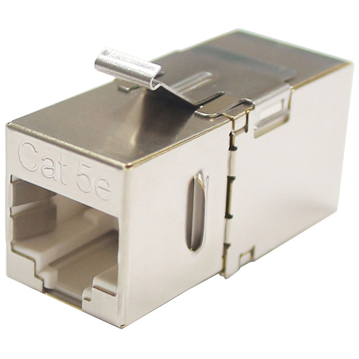 RJ45 Cat5E Shielded 90 Degree Etherner Coupler for LAN Cable ...