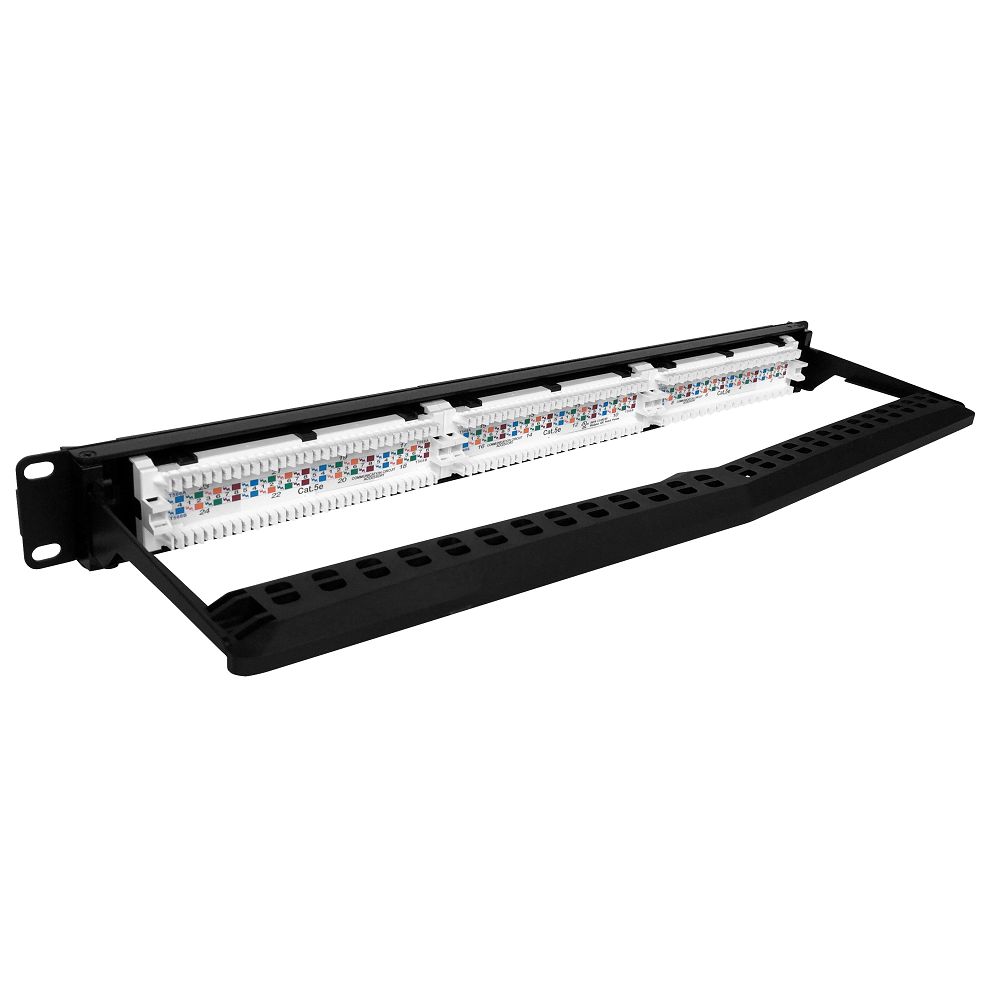 Cat5E UTP 24 Port PoE+ Patch Panel | UL Certified - EXW