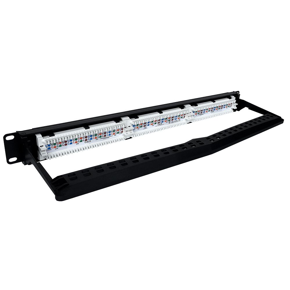 Cat6 Patch Panel Supporting 4PPoE for High Power Applications ...