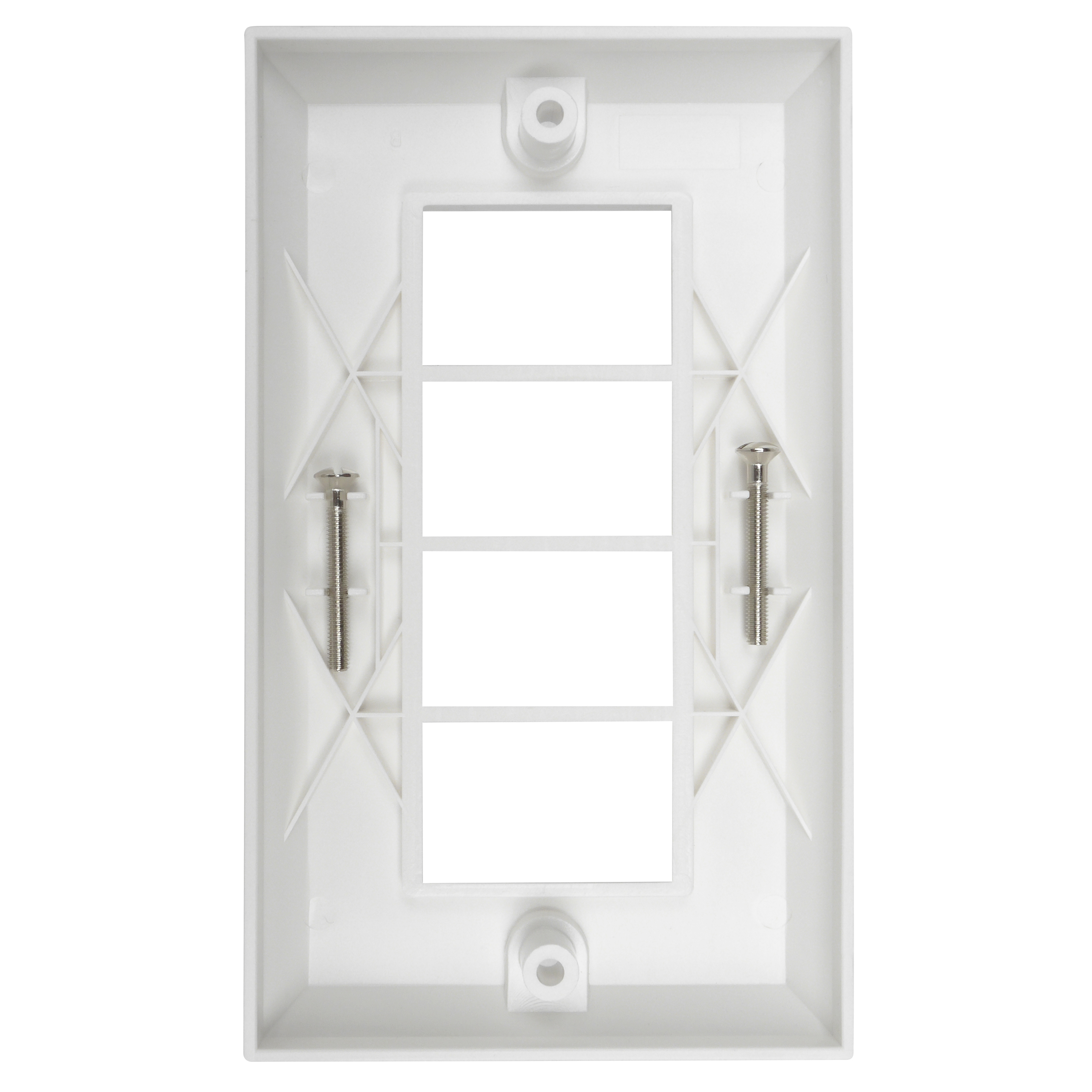 6C Double Gang Keystone Wall Plate 146 x 86 mm, British Style ...