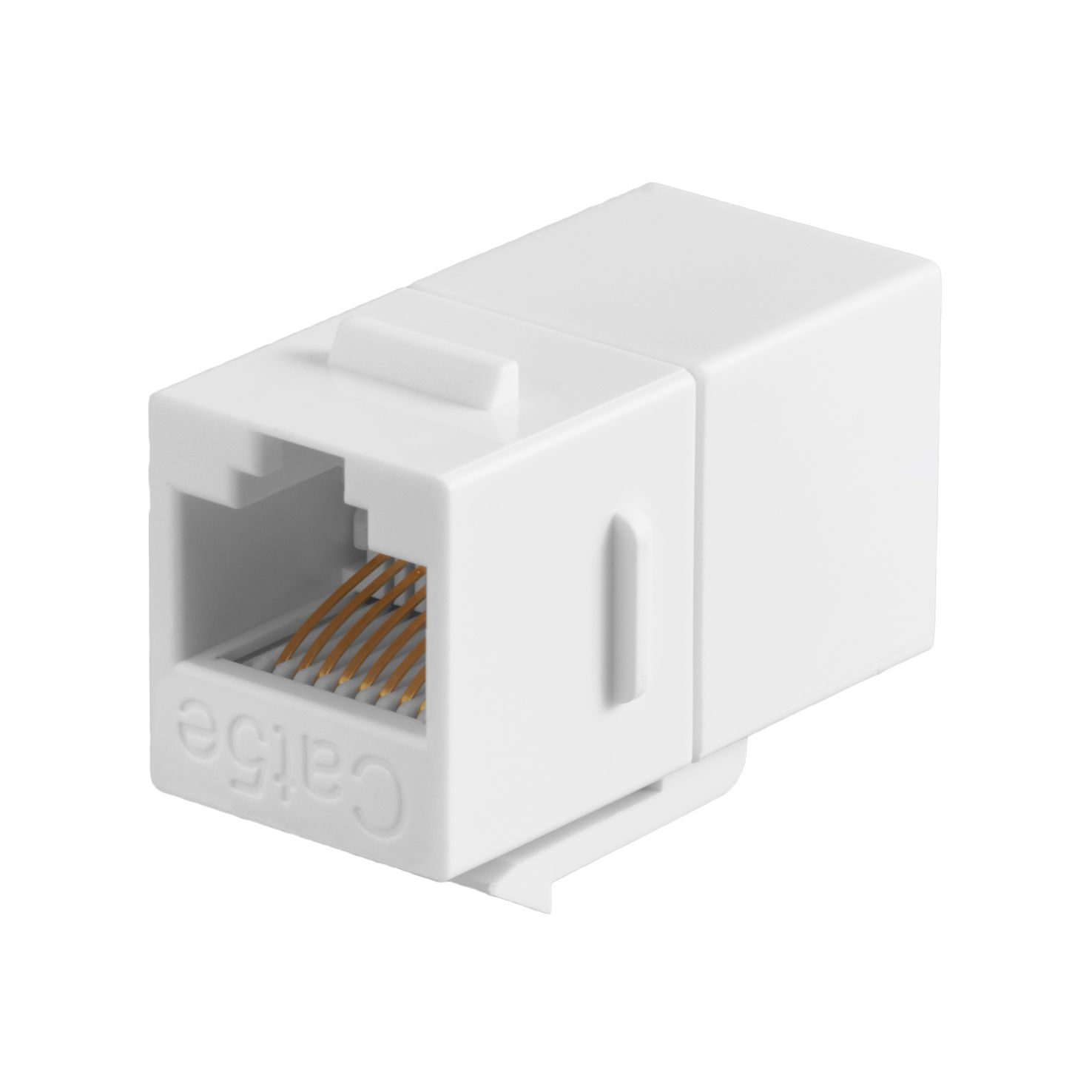 RJ45 Cat5E Unshielded 180 Degree Female to Female Inline Coupler ...