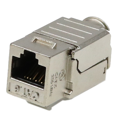 Cat6 Shielded Component Level 90 Degree Toolless and 110 Punch Down ...