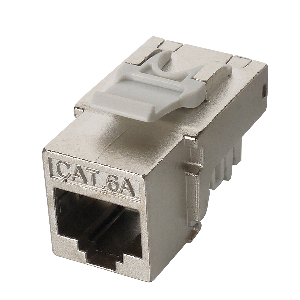 8P8C Cat6A Component Level Toolfree RJ45 Network Female Connector ...