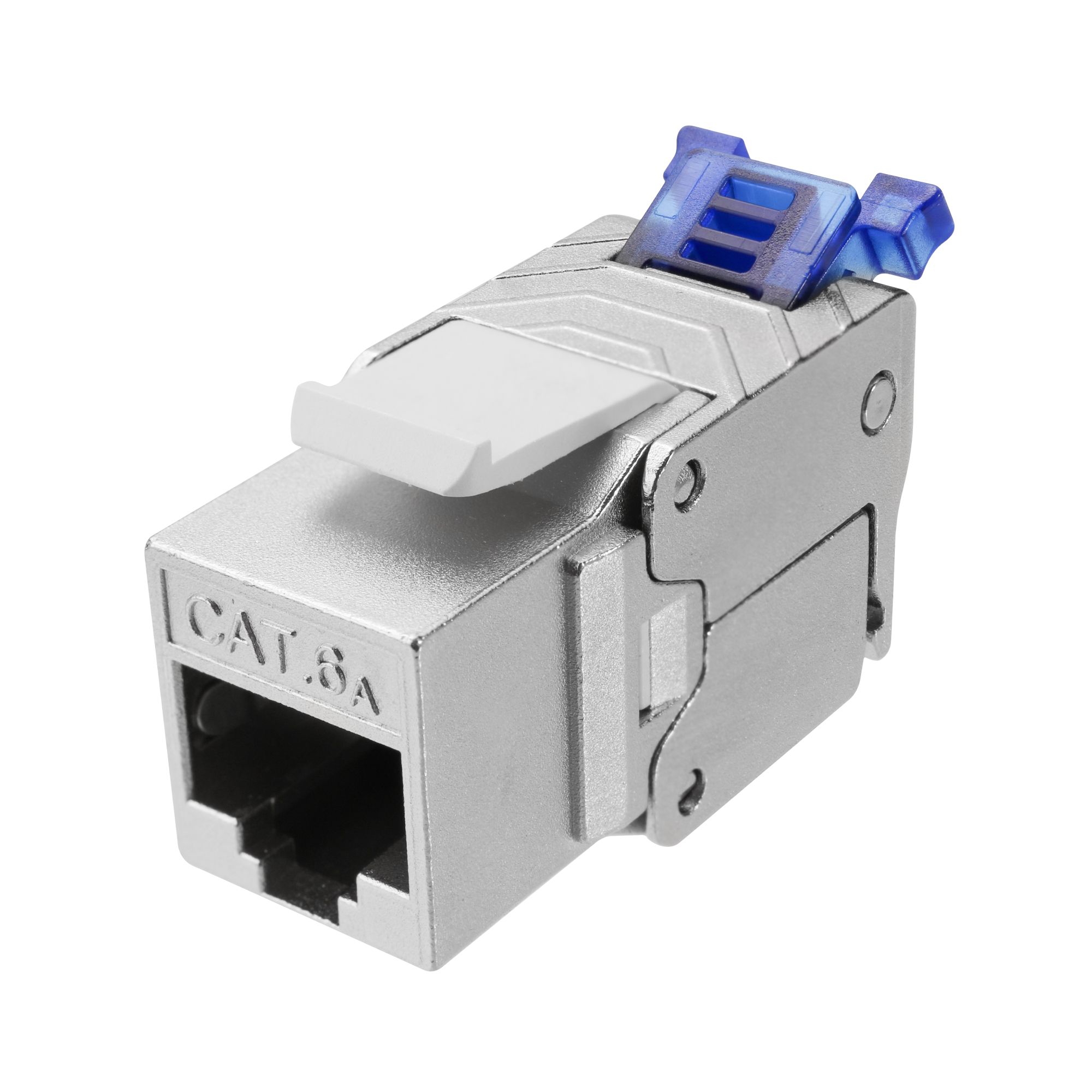 Cat6A STP 4PPoE RJ45 Jack With Cable Clamp and Shutter | Innovative ...