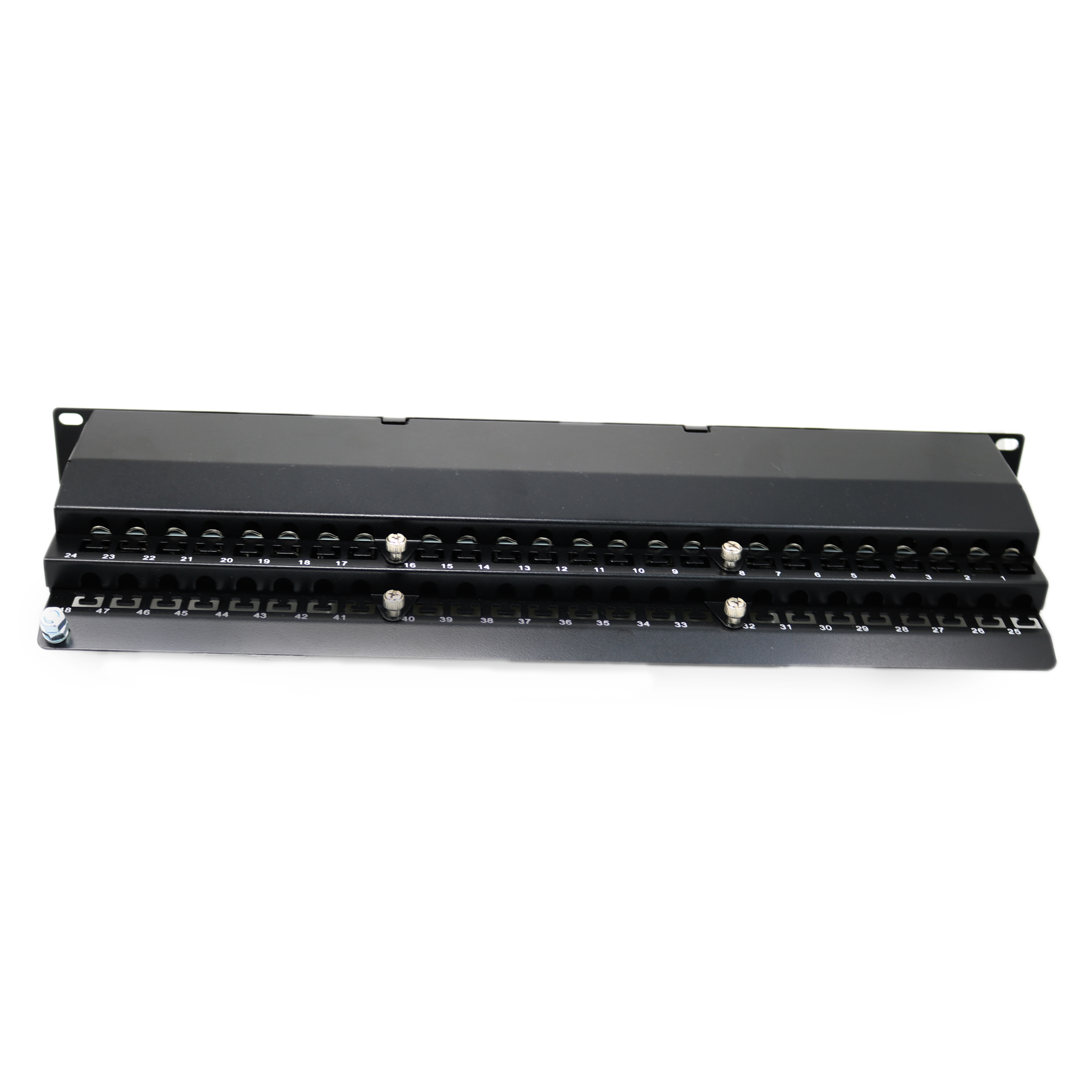 Category 6A Shielded High-Density Patch Panel for 10G Networks ...