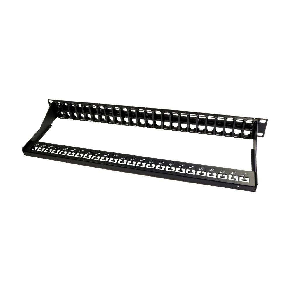 Unshielded 1U 48 Port Empty RJ45 Keystone Panel 19 Inch | Innovative ...