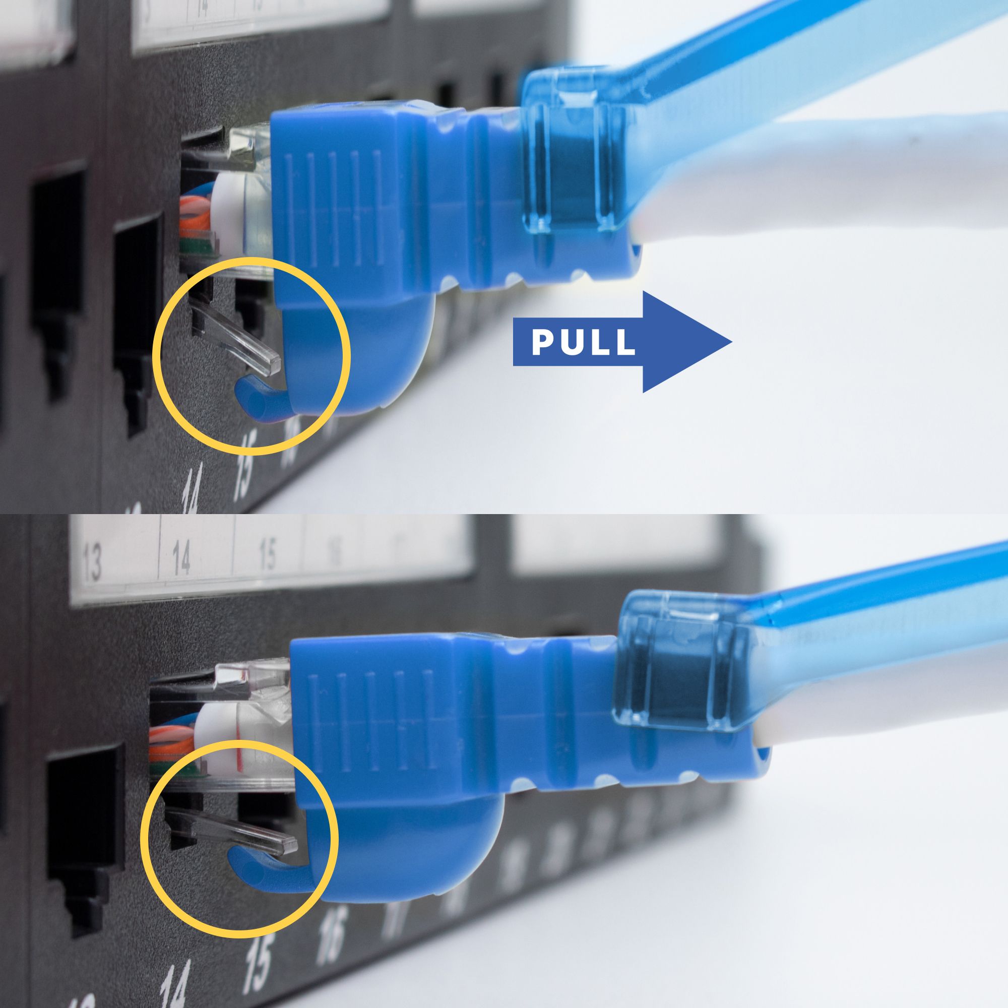 Cat.6 UTP Easy Pull Patch Cord 24AWG | EXW UL Certified