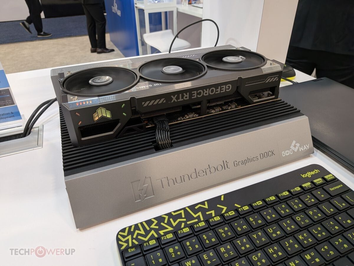 睽違一年再登 CES！東碩全新 Thunderbolt™ 5 eGPU Docking Station 大放異彩，榮獲 TechPowerUp ...