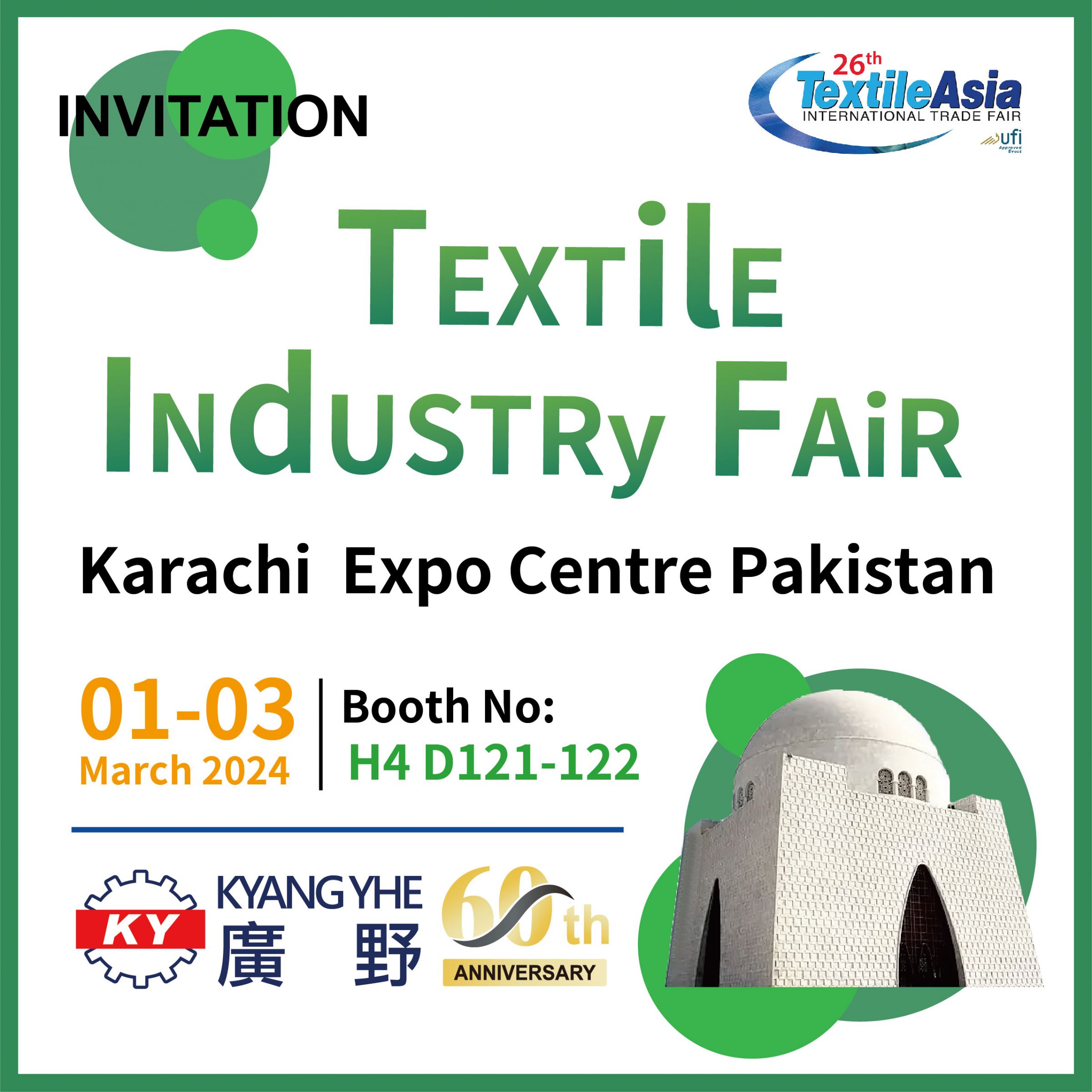 2024Textile Asia Karachi | High-Efficiency Textile Machines, Short Lead ...