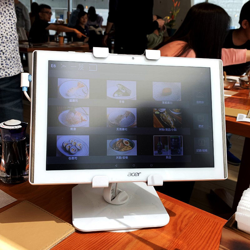 Self-Ordering Kiosks (Tablet Ordering System) | Sushi Bar Conveyor Belt ...
