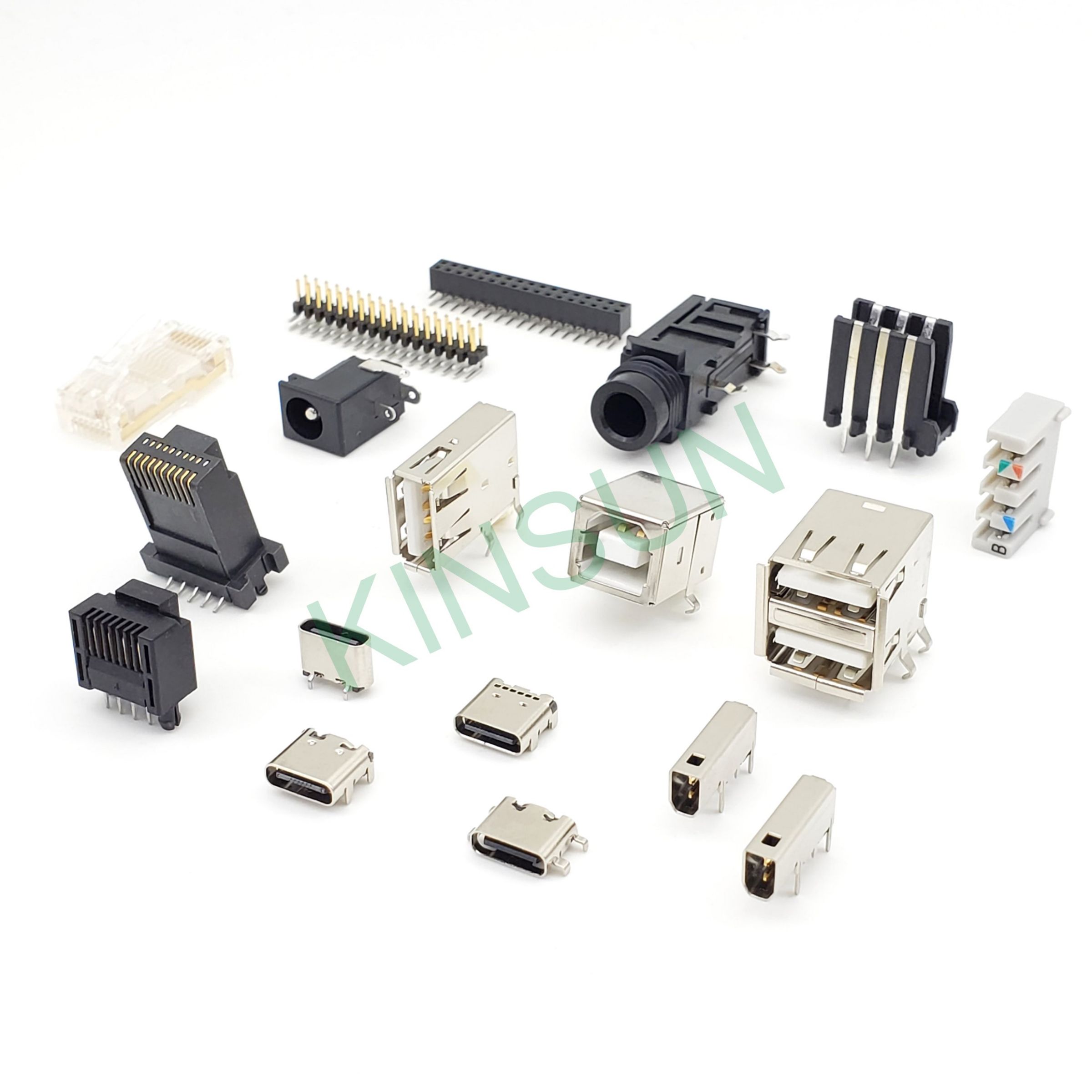 ICT Connector - USB, Pin Header, Phone Jack, RJ45 PCB Plug, IDC, SPE ...