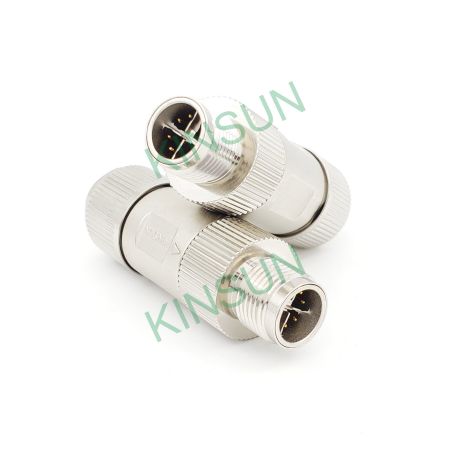 M12 D-/X-Coded On-Site IDC Cable Assembly Connector Screwless ...