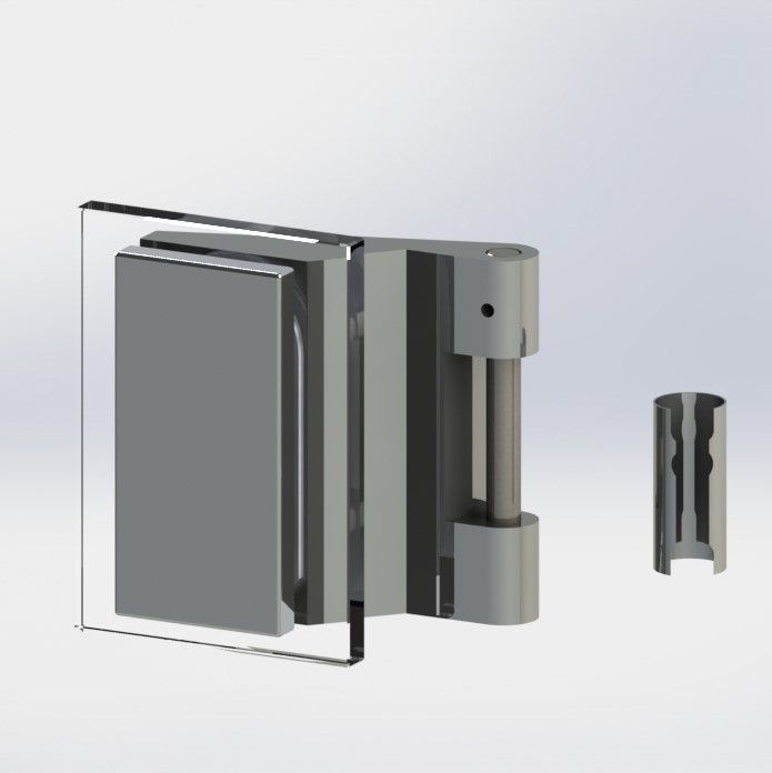 Frameless glass door hinge | OEM Panic Devices and Exit Hardware for ...