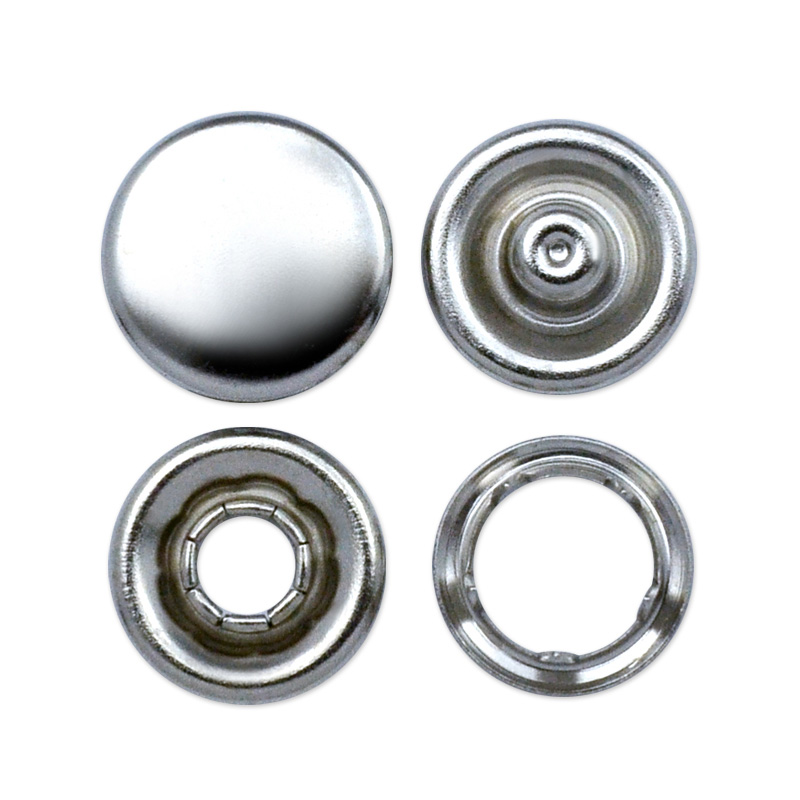8.5mm Regular Capped Prong Snap Fastener | OEM & Bulk Supply - Four ...