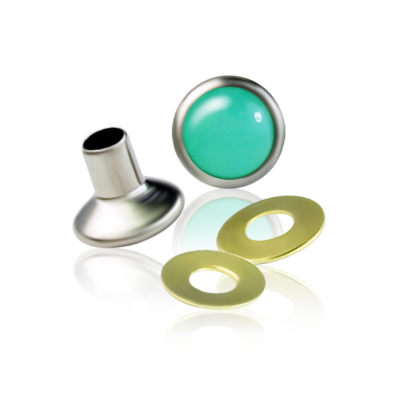 5.3mm Round Rhinestone Tubular Rivet (open end) | Stylish Studs for ...