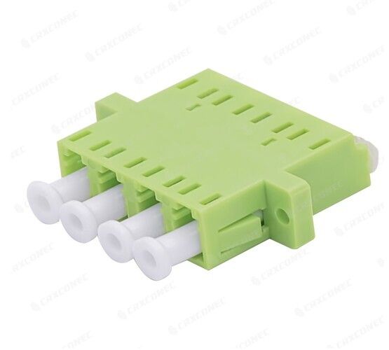 OM5 LC Multimode Fiber Quad Fiber Optic LC to LC Adapter Flange Type ...